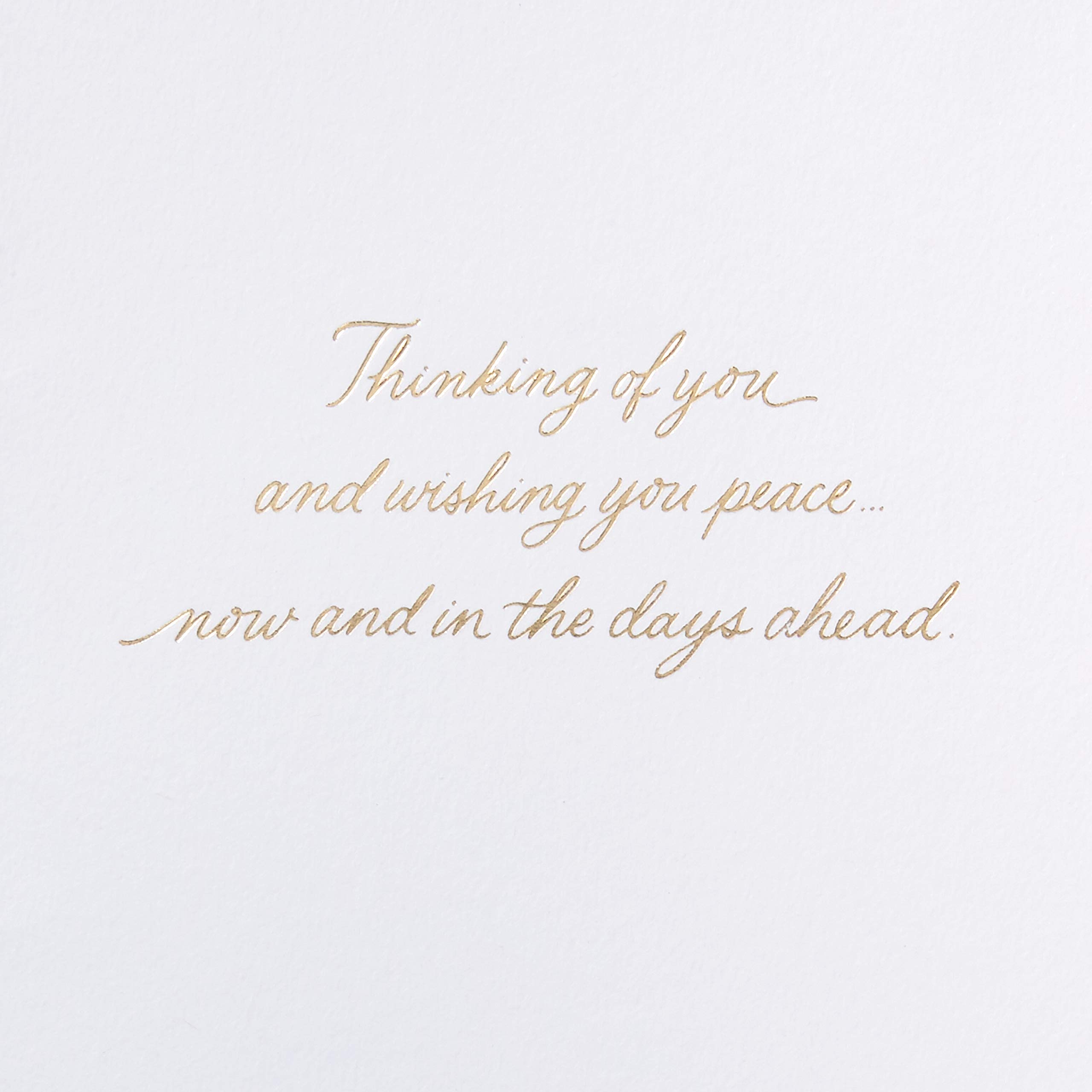 Hallmark Sympathy Card (Let There Be Memories) (5RZB2134) & Signature Sympathy Card (Butterflies)
