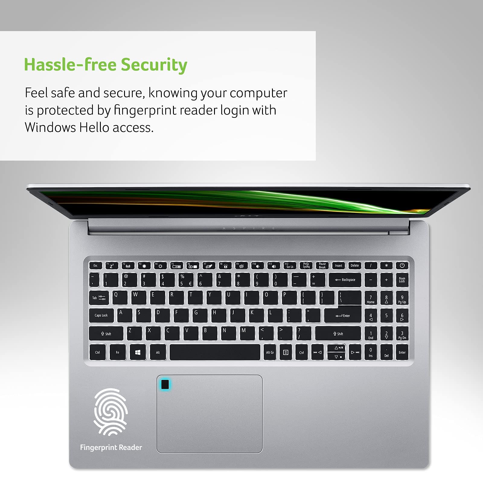 2023 Newest Acer Aspire 5 Laptop, 15.6" FHD IPS Display, AMD Ryzen 3 3350U Processor, 8GB DDR4 RAM, 256GB PCIe SSD, WiFi6, Backlit Keyboard, Fingerprint Reader, Amazon Alexa, Windows 11 Home in S mode