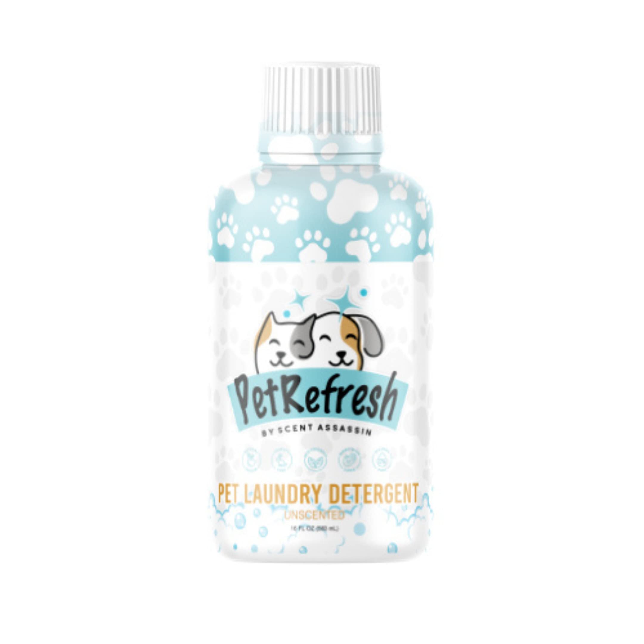 Pet Refresh Pet Laundry Detergent - Unscented - 16oz - Laundry Odor Eliminator for Strong Odor - Pet Odor Laundry Detergent - Urine Odor Eliminator - Dog Laundry Detergent