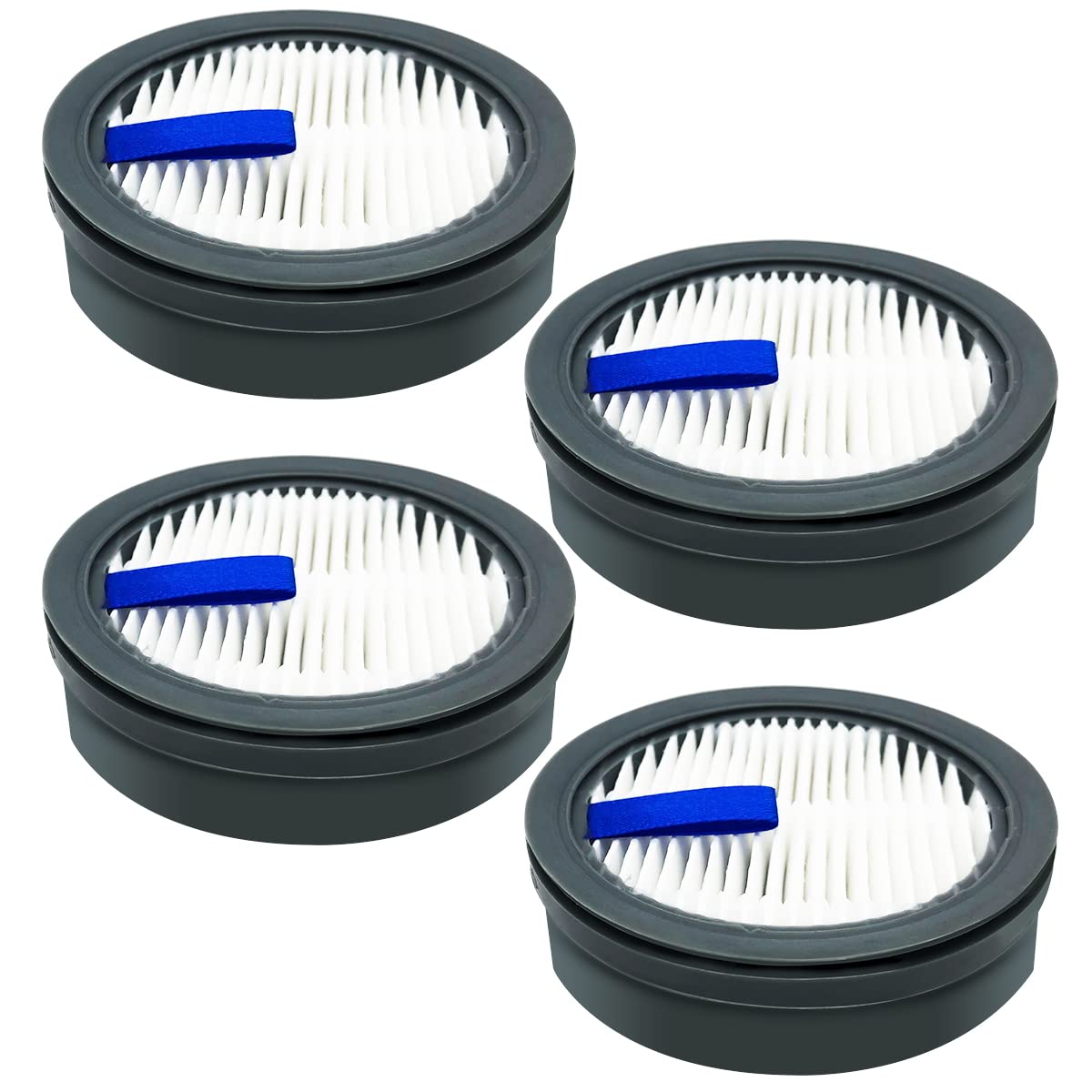 HEPA Filter For Afoddon A200PRO/A200,ORFELD B08/C10A/C10G,Suitable With NEQUARE S12 S25 S26 Series Cordless Vacuum Cleaner High-Density HEPA (4PCS)