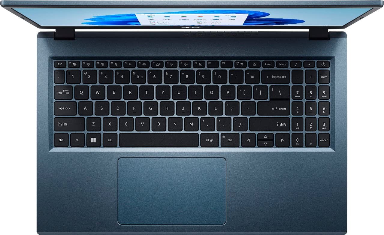 Acer Aspire 3 Thin & Light Laptop - 15.6" Full HD IPS Touch Display - AMD Ryzen 5 7520U - 8GB LPDDR5-512GB SSD - Wi-Fi 6 - Steam Blue