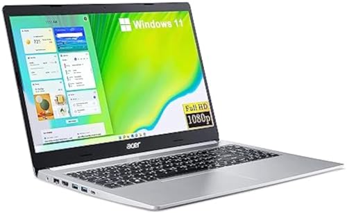 acer Aspire 5 A515-45 Slim Laptop, 15.6" (1920x1080) FHD IPS Display, AMD Ryzen 5 5500U, 6-Core,AMD Radeon Graphics, 16GB RAM 512GB SSD, Windows 11 Home, TWE 16GB Pen