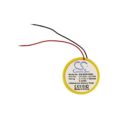 SHINEAR 60mAh Battery Replacement for Bose soundsport Pulse SoundSport Wireless CP1654 LIR1654 (3.7V)