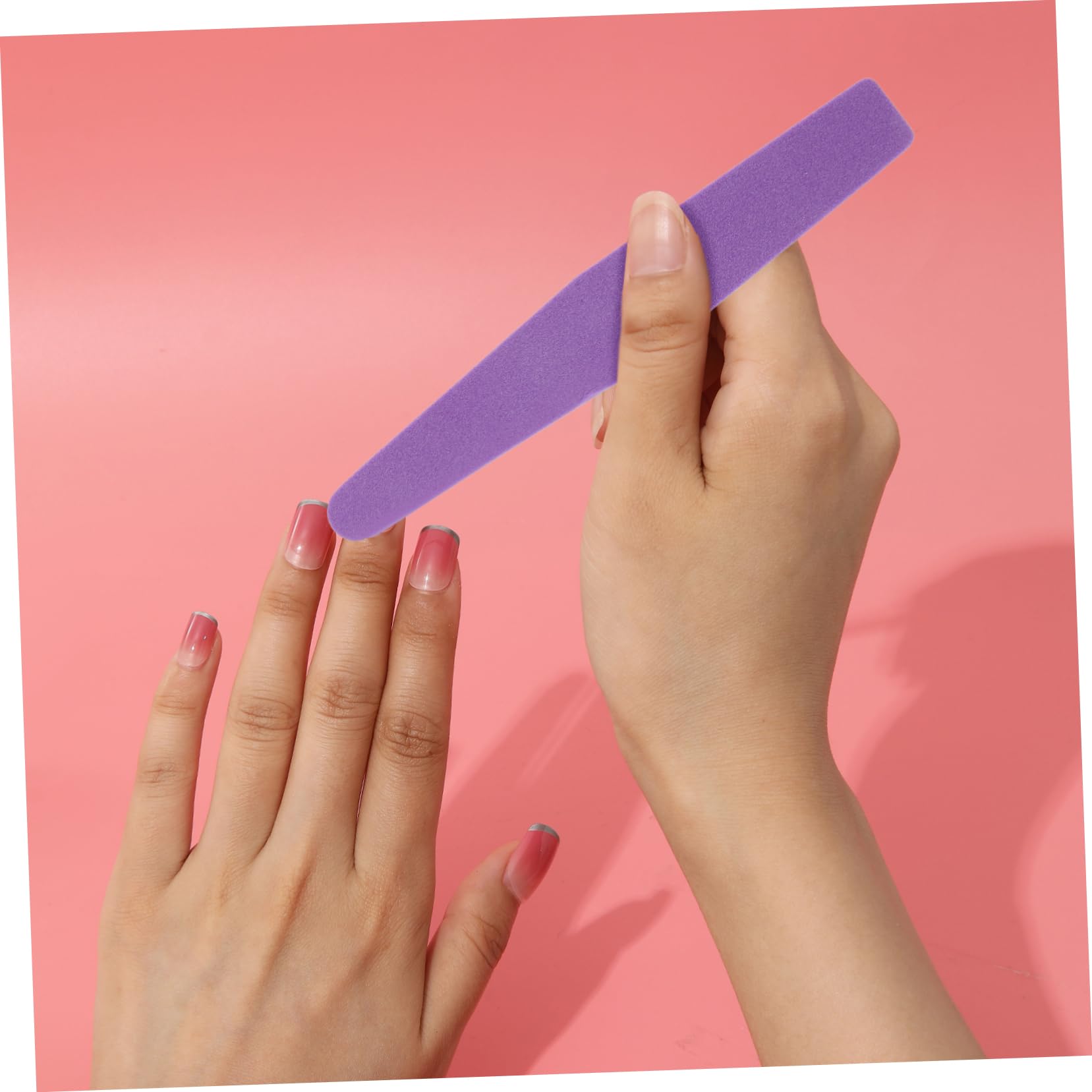FOMIYES 10pcs Nail File Emery Board Natural Sponge Trim Buffing Block Manicure Buffing File Nail Buffer File Nail File Buffer Nail Buffer Block Grit Purple Newborn Pedicure