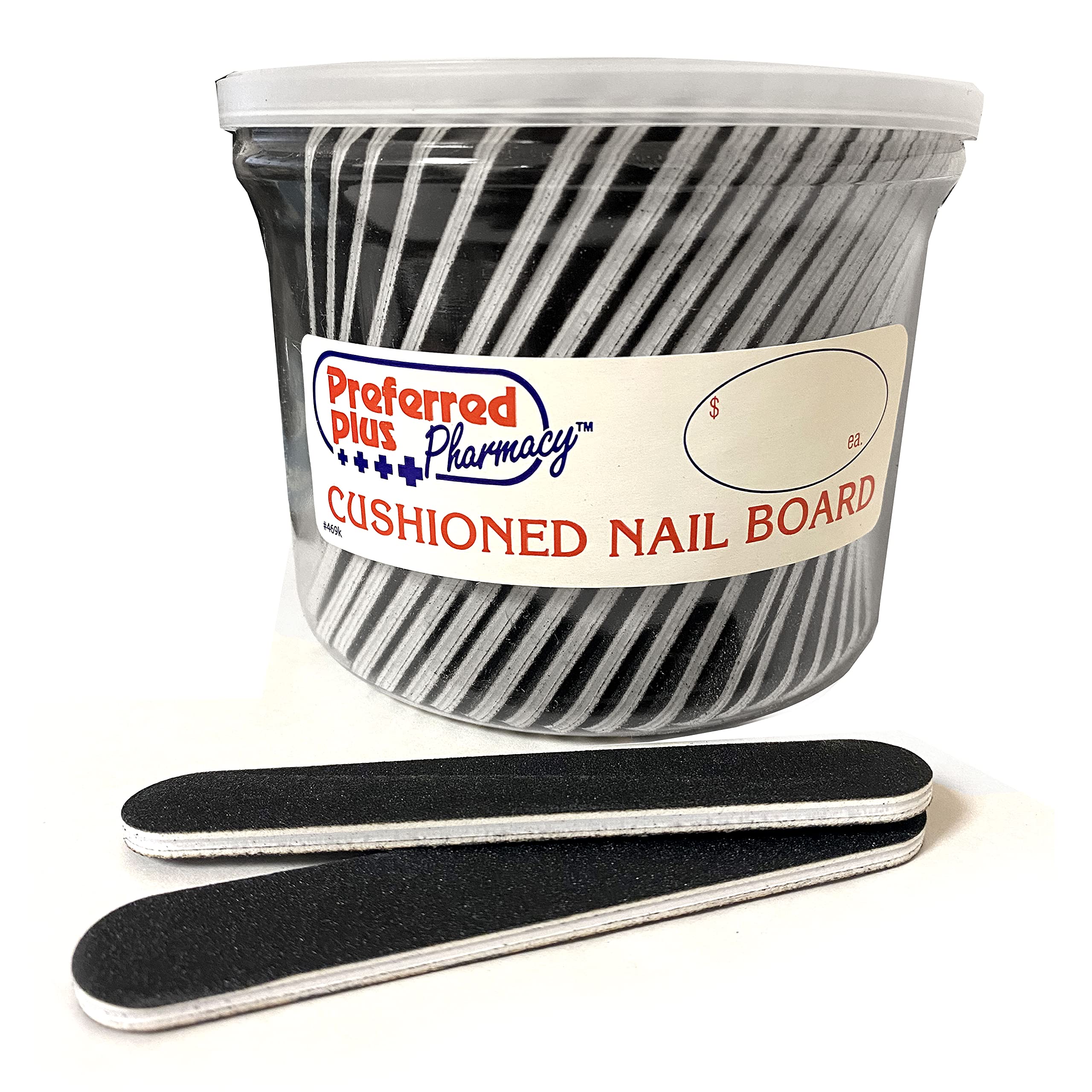 120 Ct Professional Nail Files Emery Board 4.5" Double Sided Bulk
