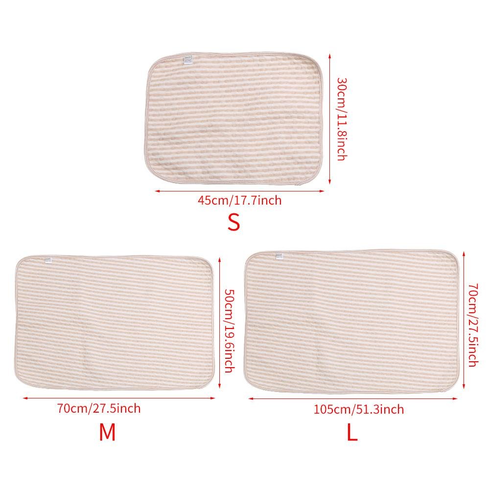 ZJchao Diaper Change Pad, Washable Baby Changing Pad Mats, Diaper Changing Pad, Travel Changing Mat Station, Infant Mattress Pad for Girls Boys(S)