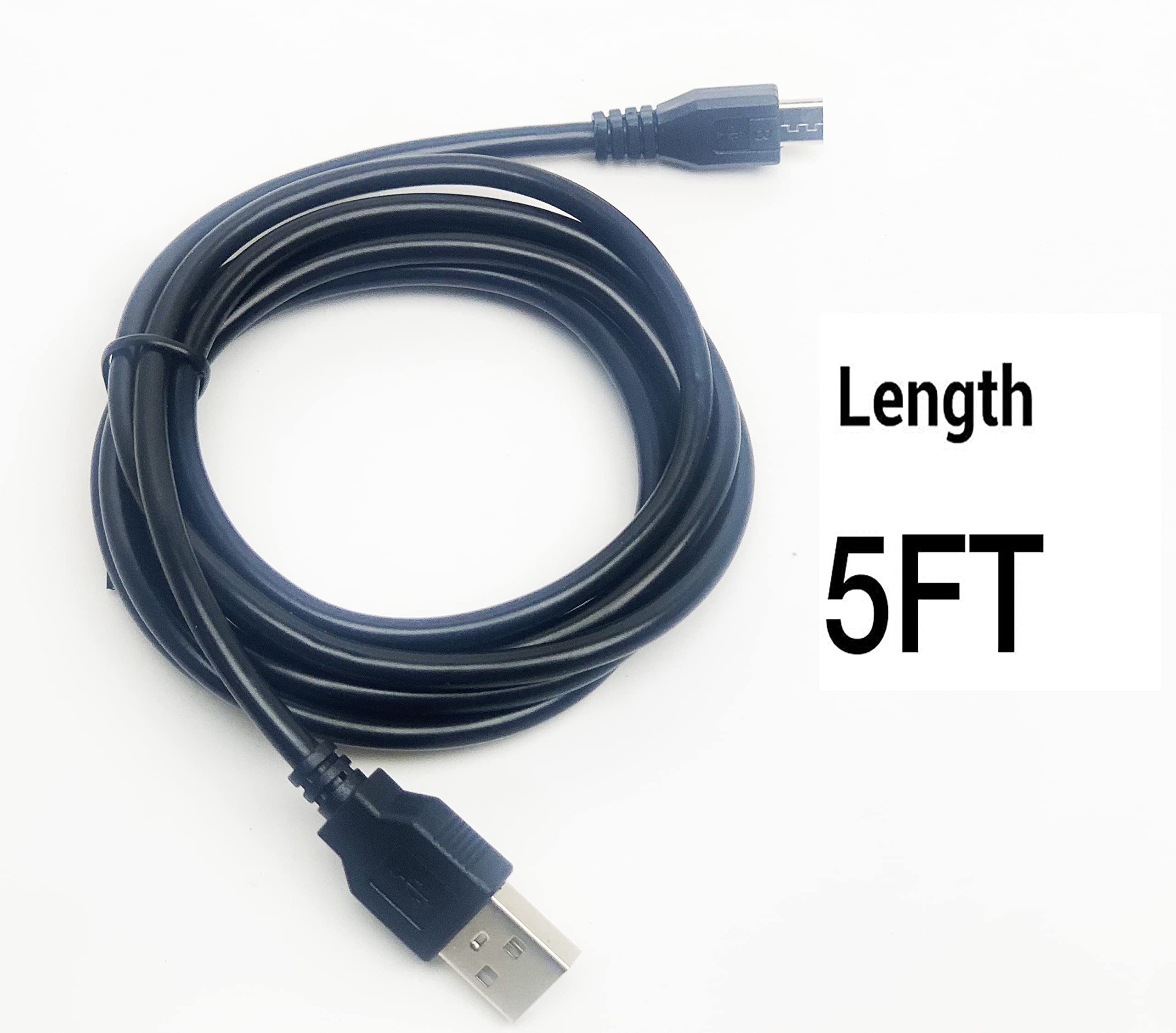 PUROSUR Micro-USB Cable for Bose SoundLink Color I/II/III, SoundLink Mini II 2 Revolve Plus Speaker, QuietComfort 35, SoundLink Headphones II AE2W Noise-Shielding Cable (5 Ft)