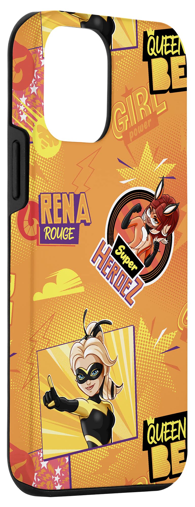 iPhone 12 mini Miraculous Collection Iconic Queen Bee and Rena Rouge Case