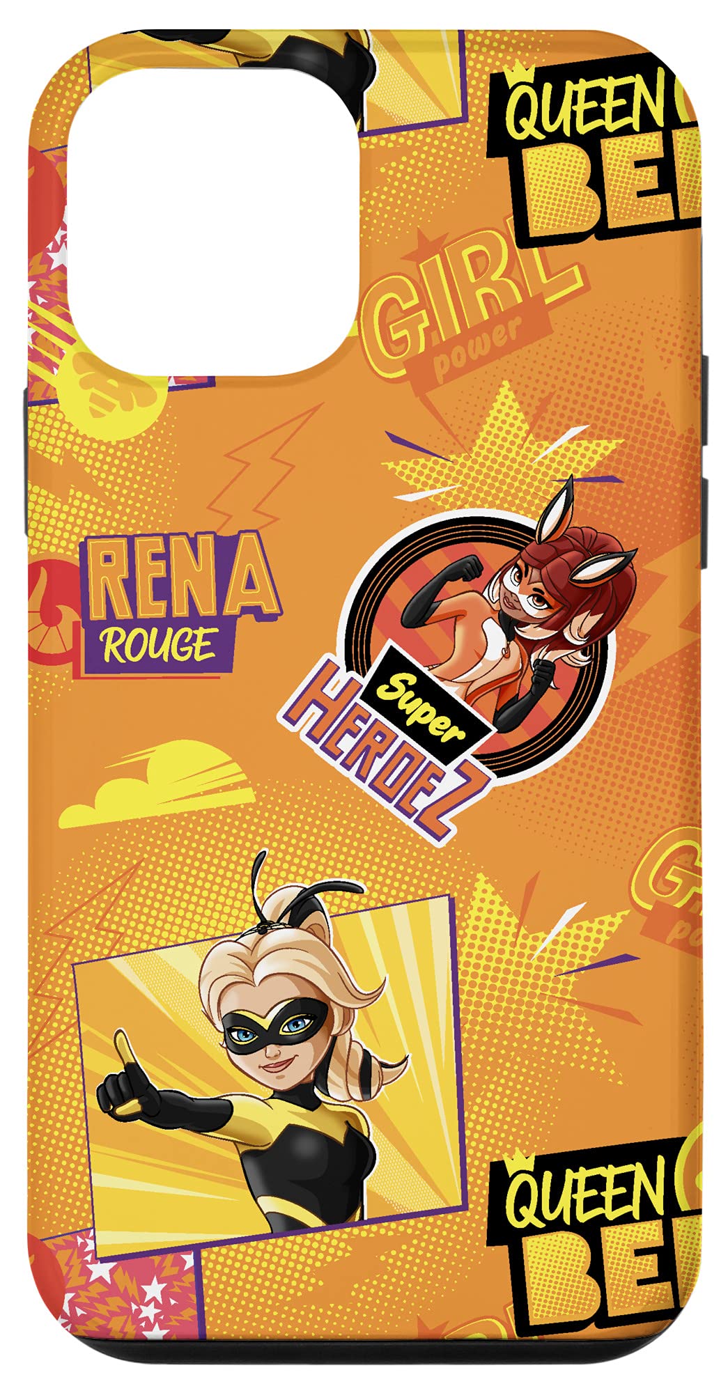 iPhone 12 mini Miraculous Collection Iconic Queen Bee and Rena Rouge Case