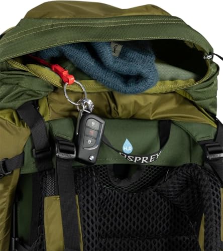 Osprey Atmos AG LT 50L Men's Backpacking Backpack, Black, L/XL
