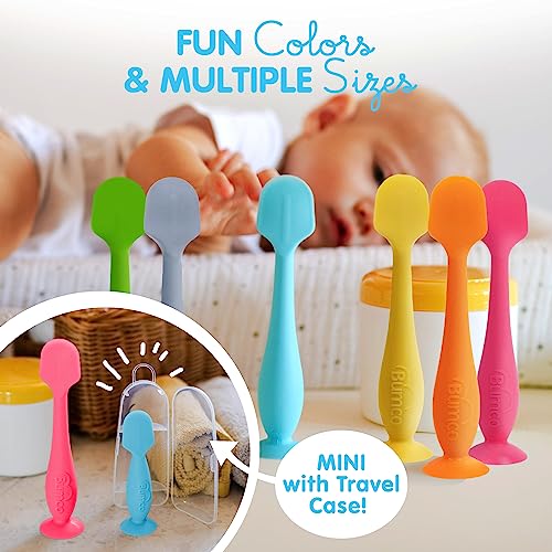 Bumco Diaper Cream Spatula (2-Pack) - BPA-Free Diaper Bag Essentials, Soft & Flexible Butt Spatula Baby, Mom-Invented Butt Paste Spatula, Diaper Cream Applicator, Bumco Baby Bum Brush, Diaper Spatula