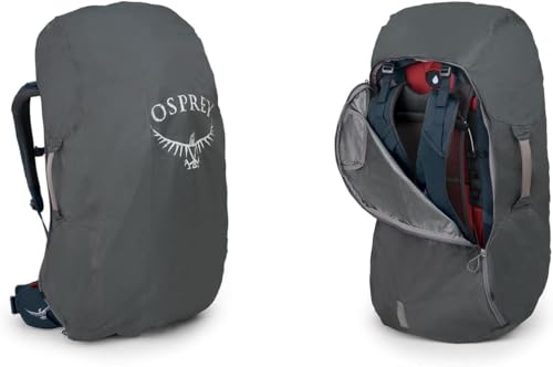 Osprey Farpoint Trek 55L Men's Travel Backpack, Muted Space Blue