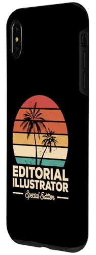 iPhone XS Max Vintage Editorial Illustrator Case