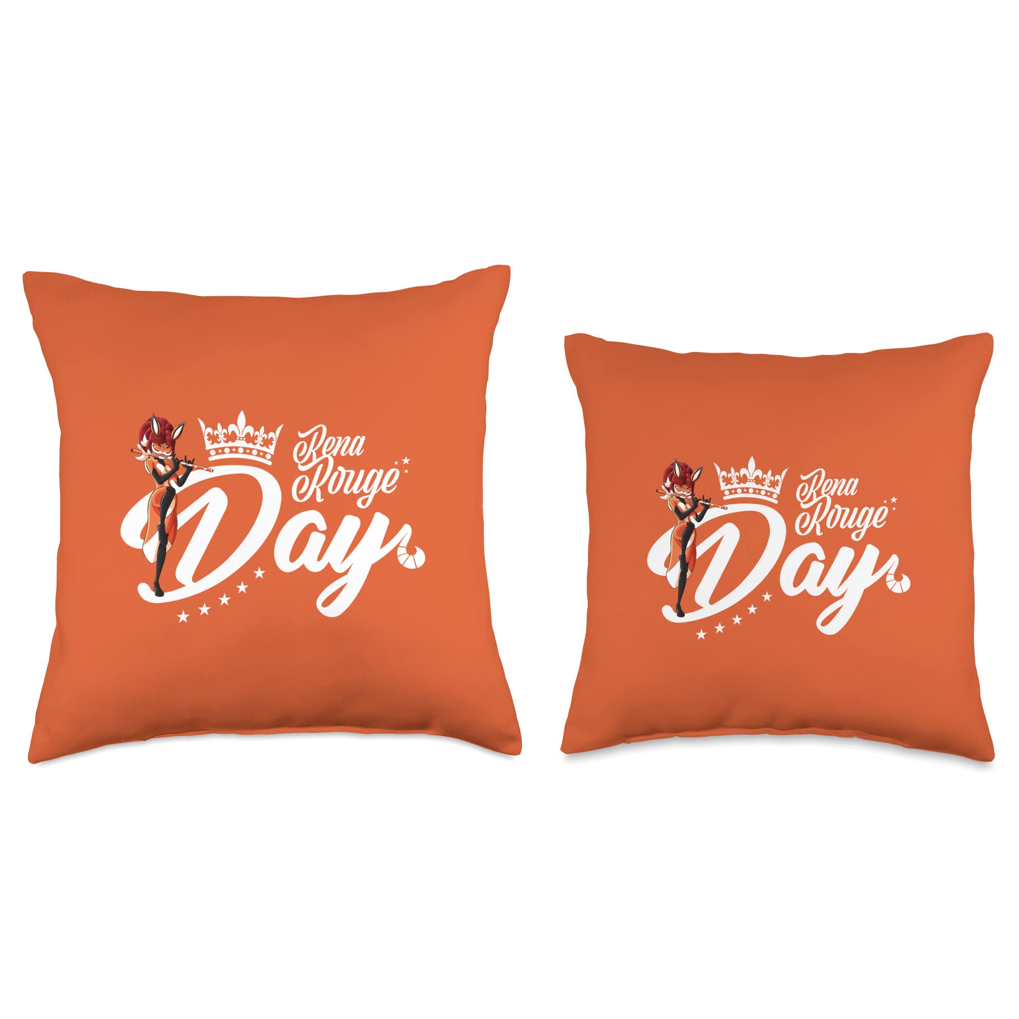 Miraculous Ladybug King's Day with Rena Rouge Throw Pillow, 16x16, Multicolor