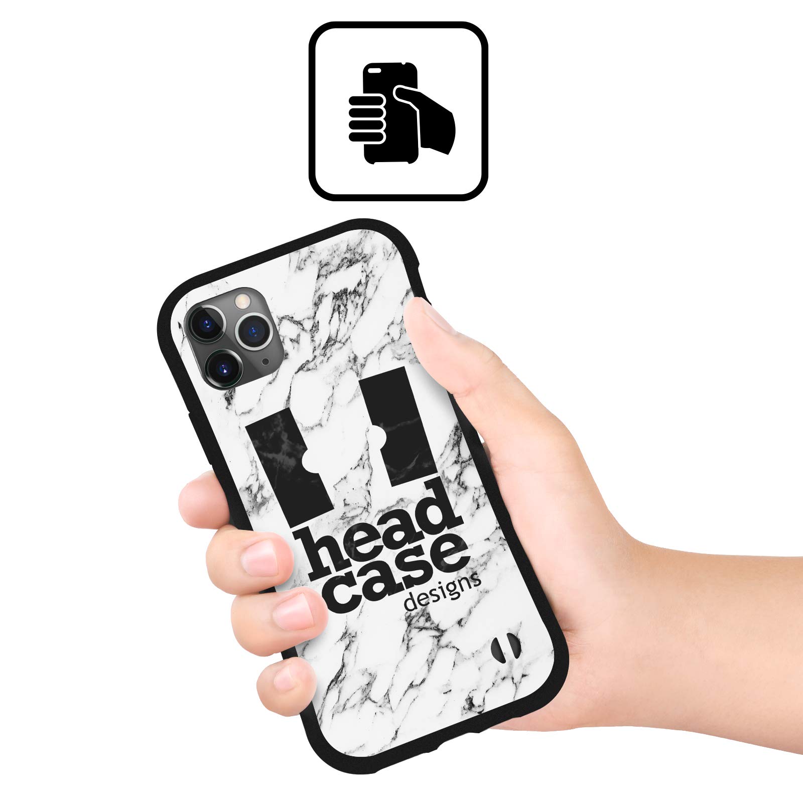 Head Case Designs Officially Licensed Chelsea Football Club White Marble Crest Hybrid Case Compatible with Apple iPhone 15