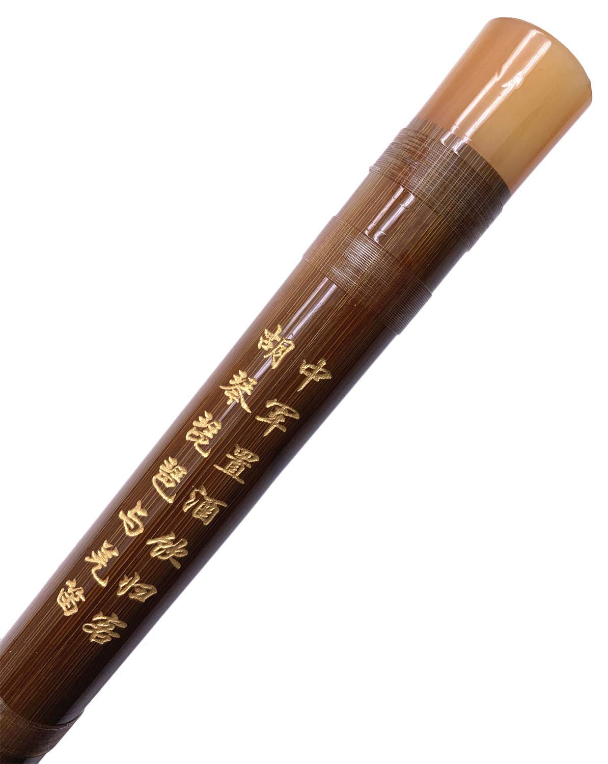 Jiayouy Bamboo Flute G Key Dizi Pluggable Handmade Traditional Chinese Instrument with Bamboo Membrane & Velvet Bag