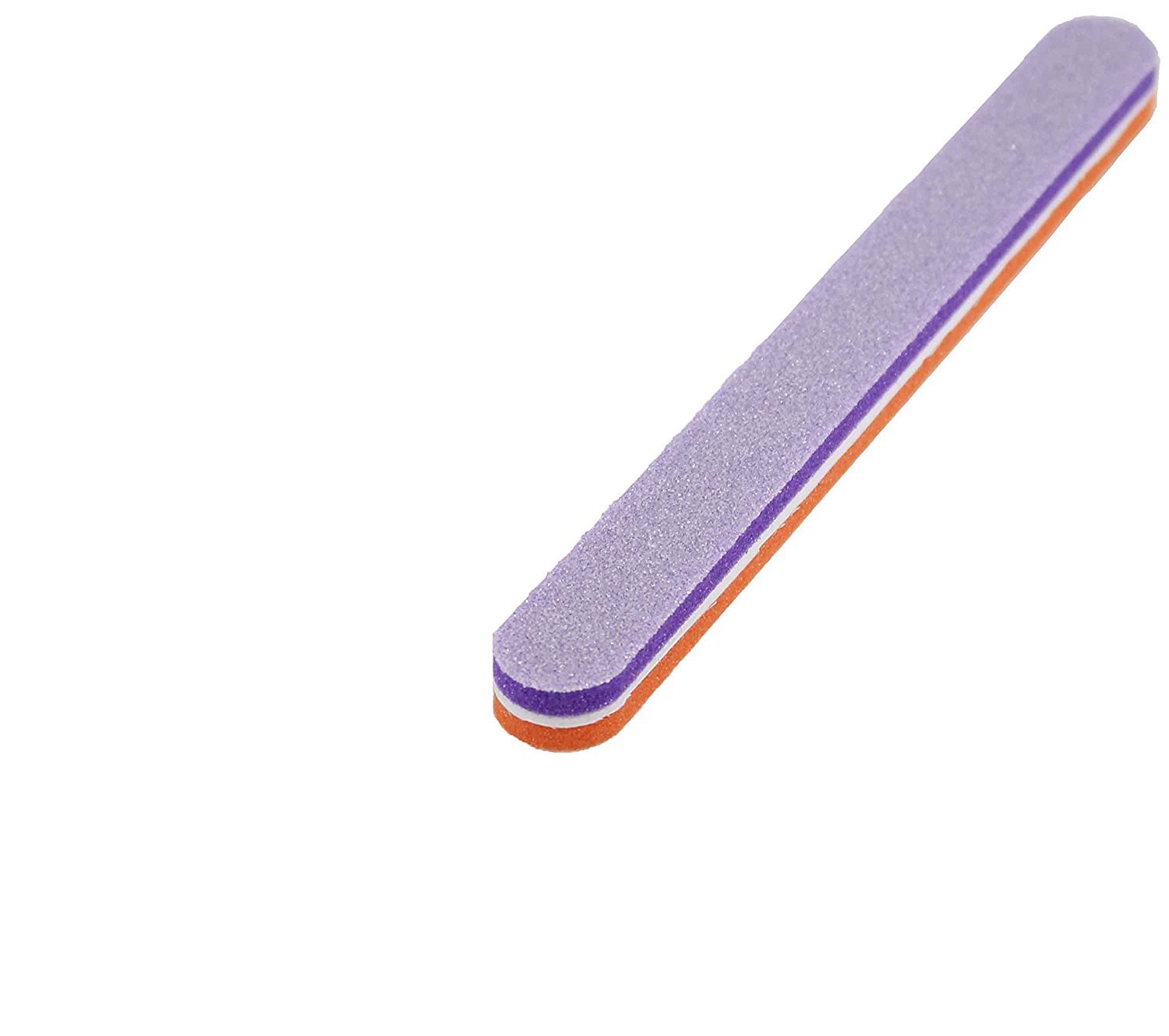 Iridesi Nail Files 100/180 Grit Thick Sponge Washable Emery Boards 7 Inches Long 3/4 Inches Wide 12 Fingernail Files Per Pack