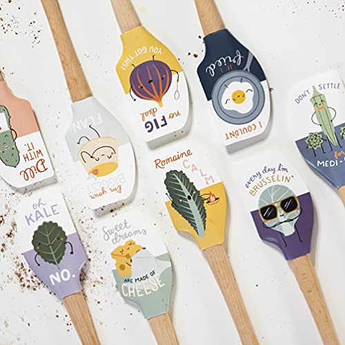 Tovolo 1 In A Melon/Medi-Okra Spatulart Spatula, Kitchen Utensil for Food and Meal Prep, Baking, Mixing, Turning, and More