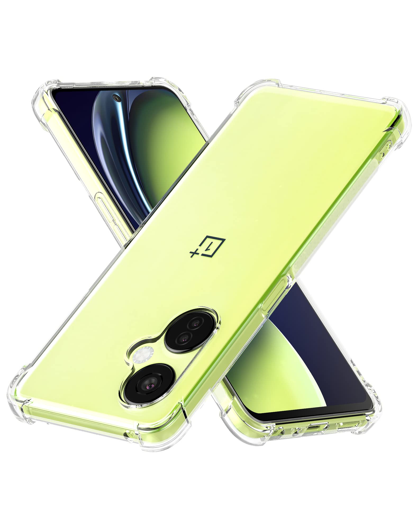 Foluu for OnePlus Nord N30 5G/OnePlus Nord CE 3 Lite 5G Case, Clear Scratch Resistant Reinforced Corners TPU Rubber Soft Skin Silicone Protective Cover for OnePlus Nord 30 5G 2023 (Crystal Clear)