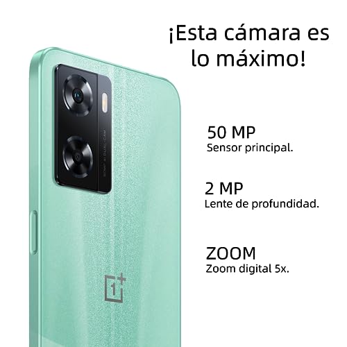 ONEPLUS Nord N20 SE 128GB | 4GB RAM Factory Unlocked | Dual Sim (GSM Only | No CDMA) - NOT Compatible with Verizon/Sprint/Boost/Cricket - (Jade Wave)