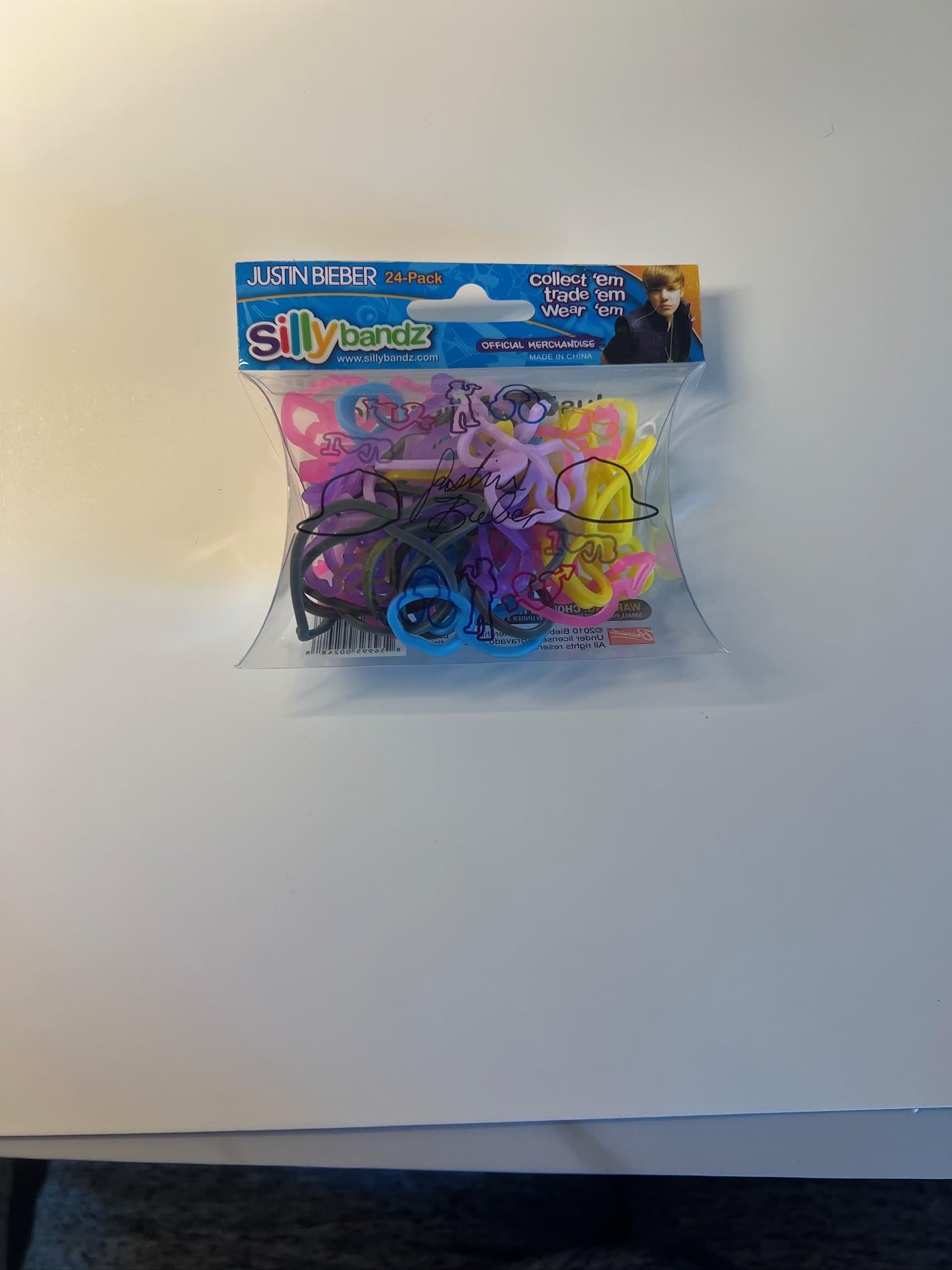 Silly Bandz Shaped Rubber Bands Bracelets 24Pack Justin Bieber