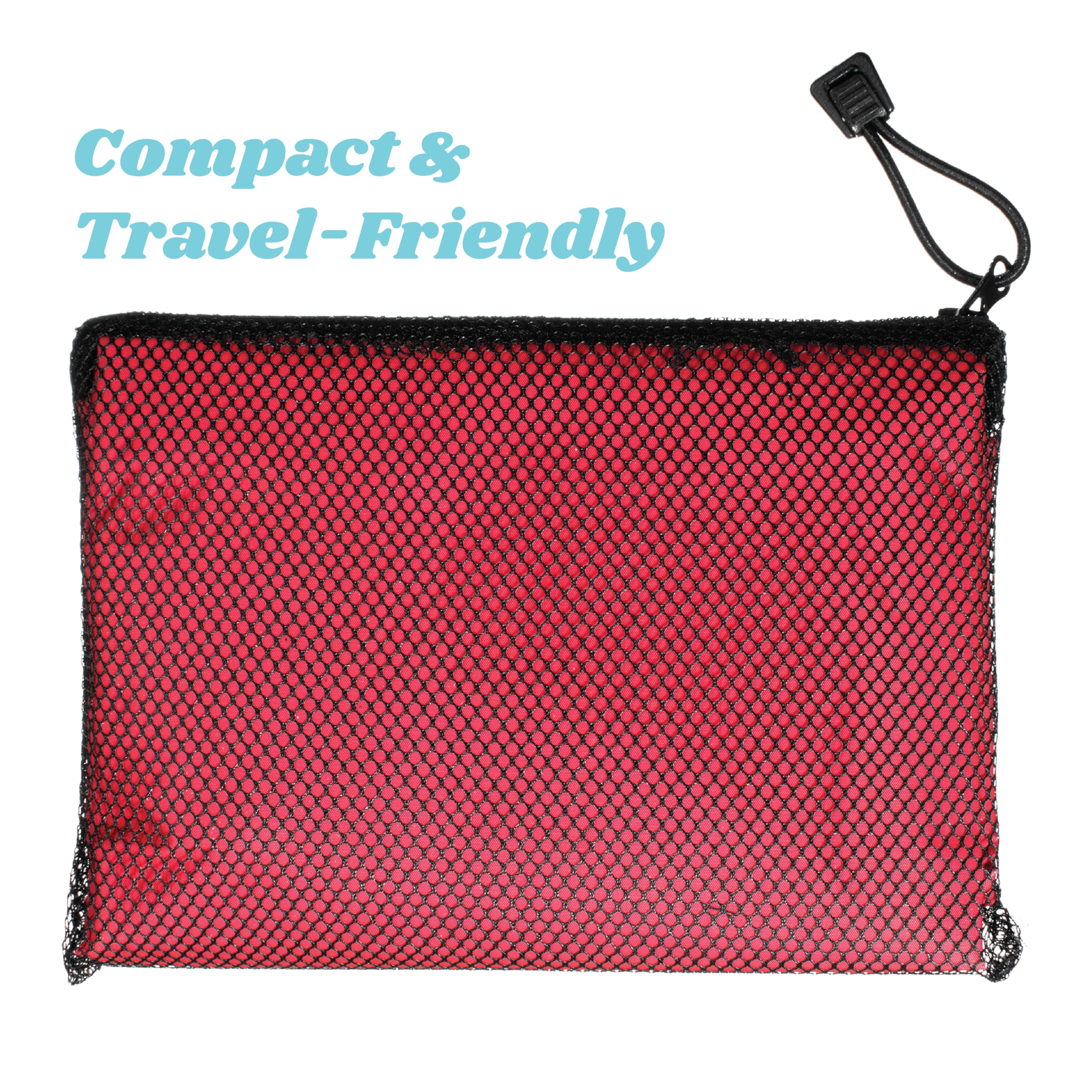 Totes One Size Reusable, Compact & Travel-Friendly, Pullover Hood, Easy Snap, Lightweight, Red