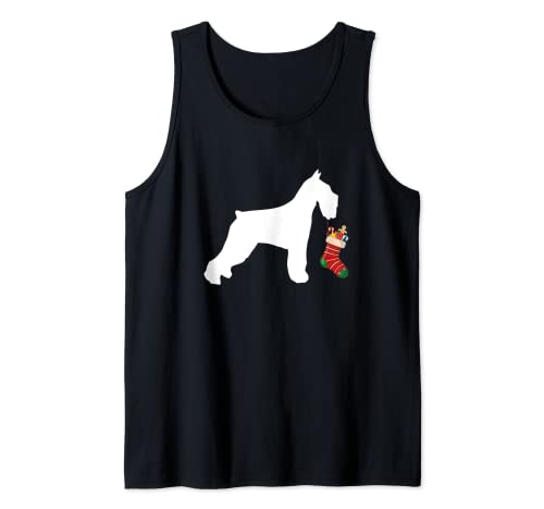 Standard Schnauzer Christmas Stocking Stuffer Dog Tank Top