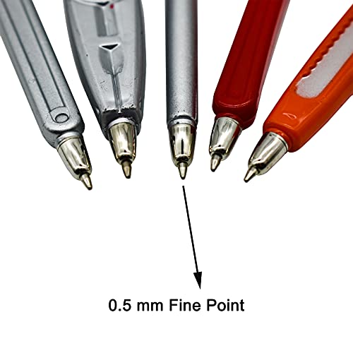 Maydahui 6PCS Tool Ballpoint Pens Black Ink Hardware Shape Pen Pipe Wrench Pincer Pliers Art Knife Spanner Hammer Screwdriver Design for Boys Worker Craftsman