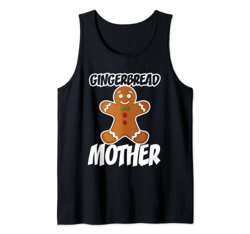 Gingerbread Mother Christmas Stocking Stuffer Tank Top