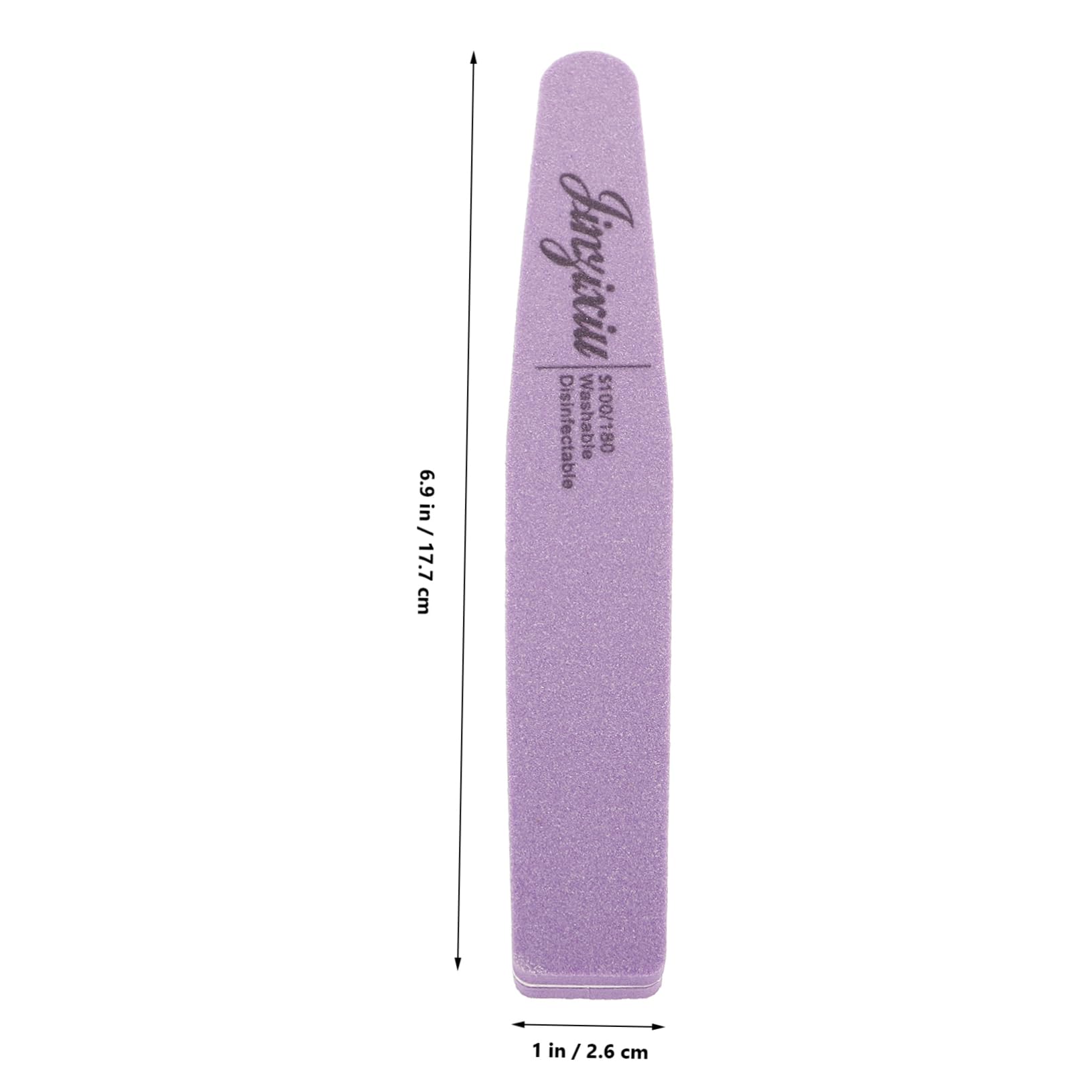 Beaupretty Manicure Pedicure Set Nail Buffer Strip Nail File: 10pcs Manicure Sponge File Double Sided Nail Buffing Block Salon Pedicure Polisher File for Men Women Purple Nails Set