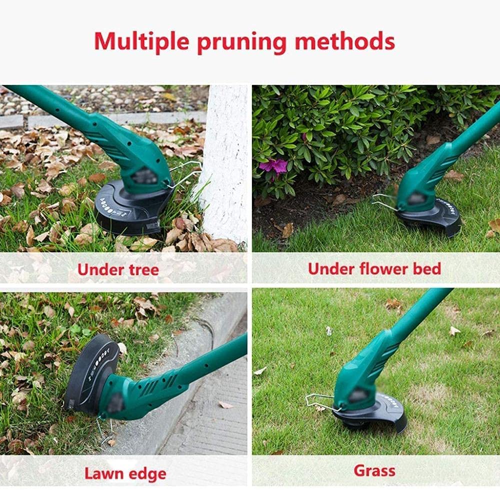 LHMYHHH Light Electric Thread Cutter/Cordless Grass Cutter Cutting Width 25 cm with 3-fold Spool and 10 m Power Cord Lawn and Garden 250W