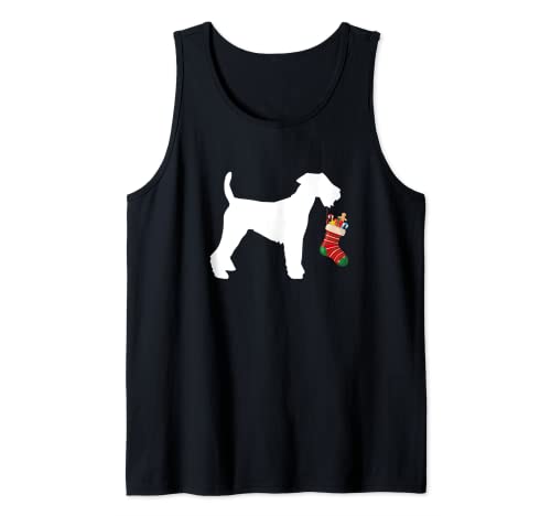 Welsh Terrier Christmas Stocking Stuffer Dog Tank Top