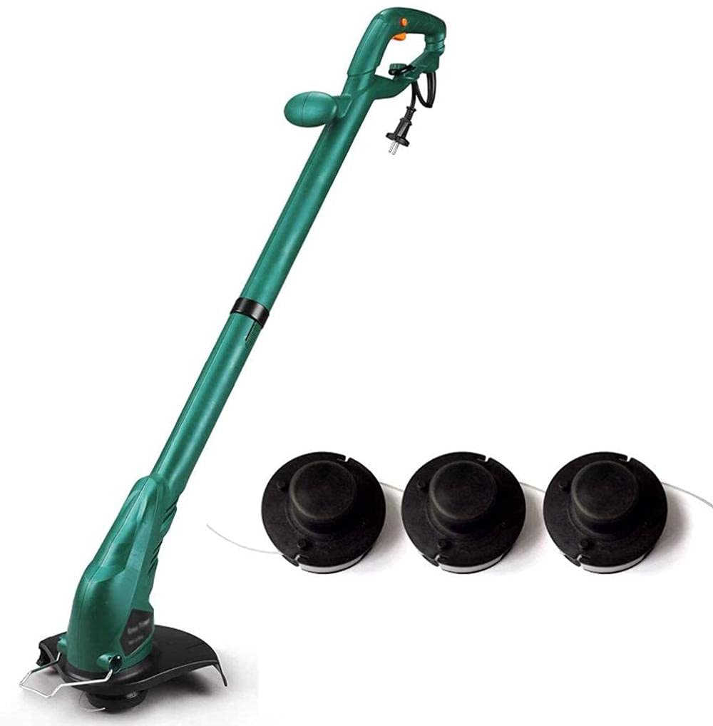 LHMYHHH Light Electric Thread Cutter/Cordless Grass Cutter Cutting Width 25 cm with 3-fold Spool and 10 m Power Cord Lawn and Garden 250W