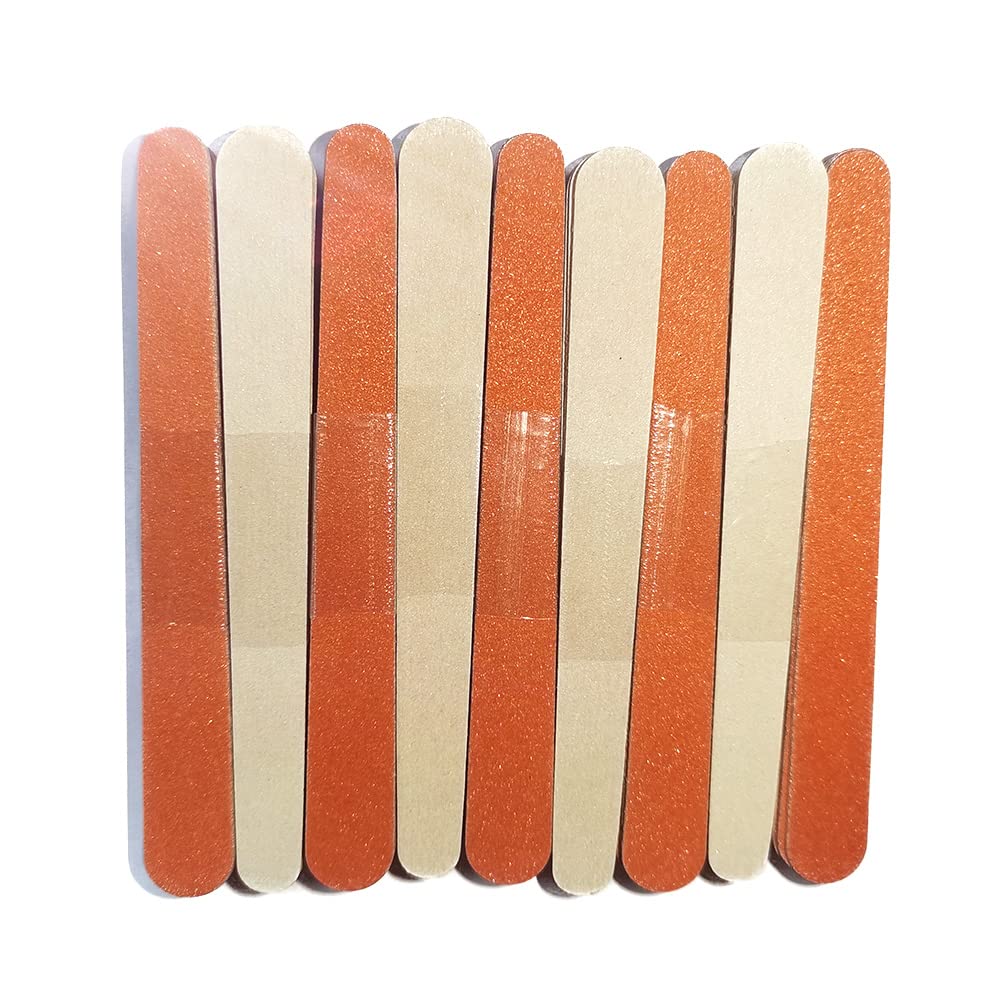 Compact Nail File, Dual Sided Nail Care Tool, Smooths & Shapes Nails, Easy to Use, Compact Emery Boards (Pack of 100)