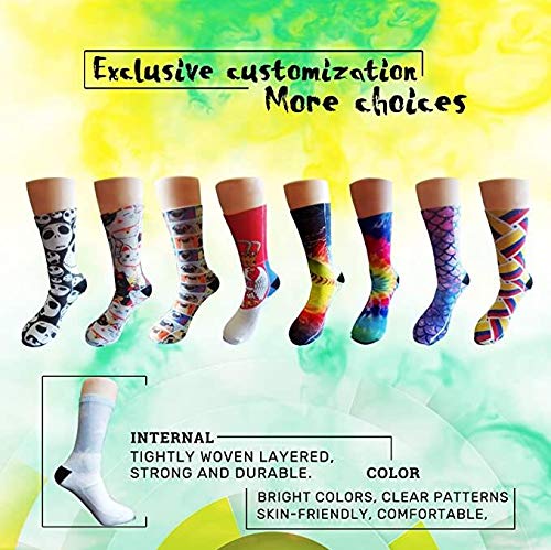 Great Pyrenees Pizza Funny Athletic Socks Best Socks for Women and Men Running Travel