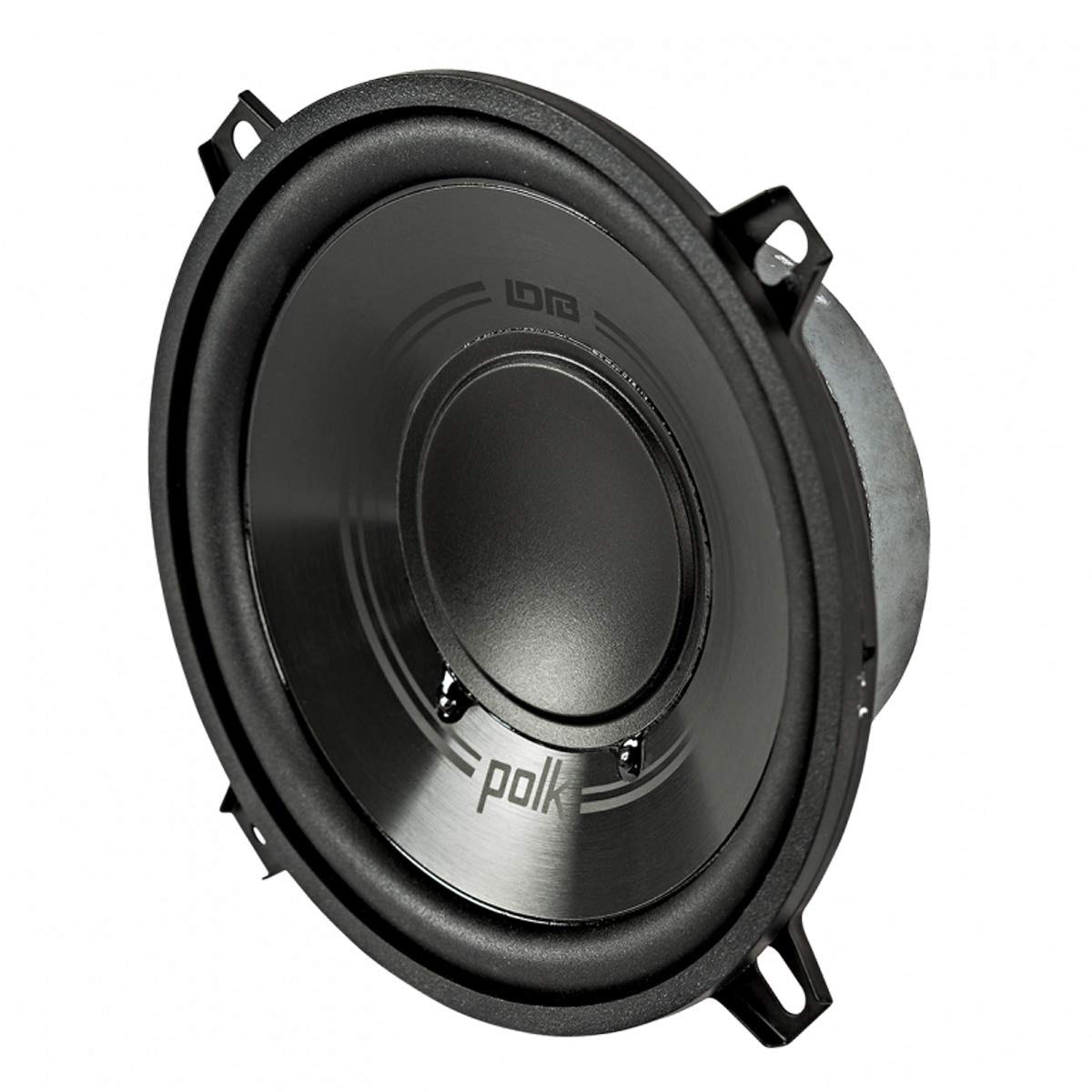 Polk Audio DB5252 DB+ Series Component Speaker System for Car & Marine - 5-1/4" 2-Way Speaker, 4-Ohm Impedance, 50-23kHz Frequency Response, Polypropylene Woofer Cone, Separate Silk Dome Tweeter