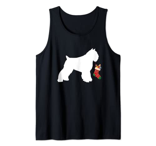 Bouvier des Flandres Christmas Stocking Stuffer Dog Tank Top