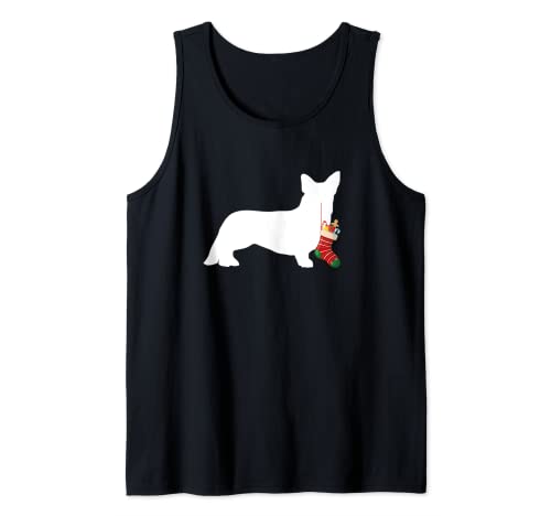 Cardigan Welsh Corgi Christmas Stocking Stuffer Dog Tank Top