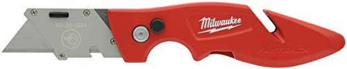 Milwaukee 48-22-1901F Fastback Utility Knife with Wire Stripping Compartment, and Gut Hook (2 Pack of 48-22-1901)