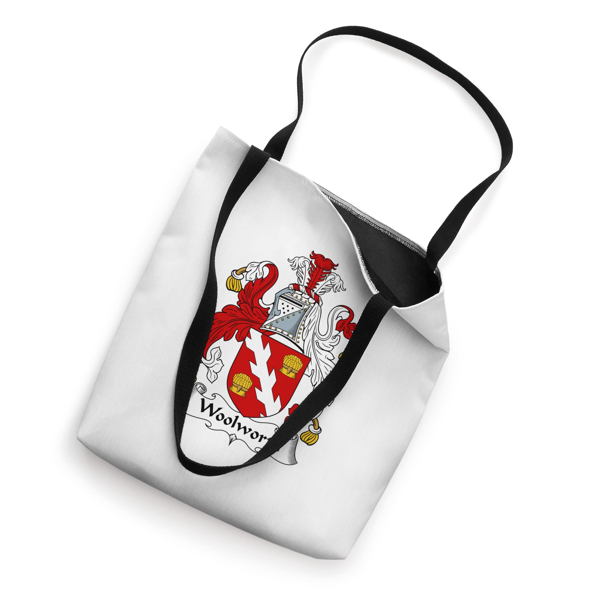 Woolworth Coat of Arms - Family Crest Tote Bag