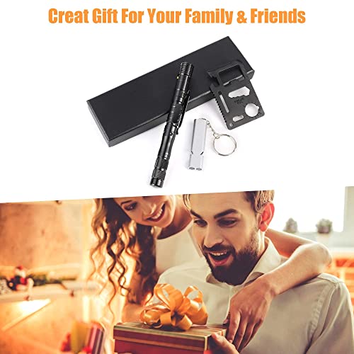 Stocking Stuffers Gifts for Men,11-IN-1 Tactical Pen Multitool Pen Survival Pen, Cool Gadgets Gift, Outdoor And Indoor Tactical Gear With Pocket Tool, Gifts Ideas for Him Dad Husband Fathers