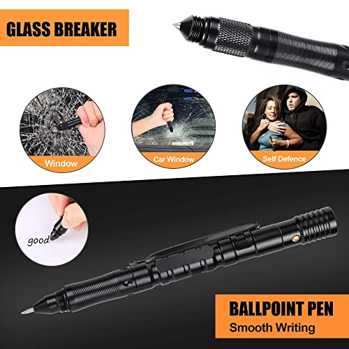 Stocking Stuffers Gifts for Men,11-IN-1 Tactical Pen Multitool Pen Survival Pen, Cool Gadgets Gift, Outdoor And Indoor Tactical Gear With Pocket Tool, Gifts Ideas for Him Dad Husband Fathers