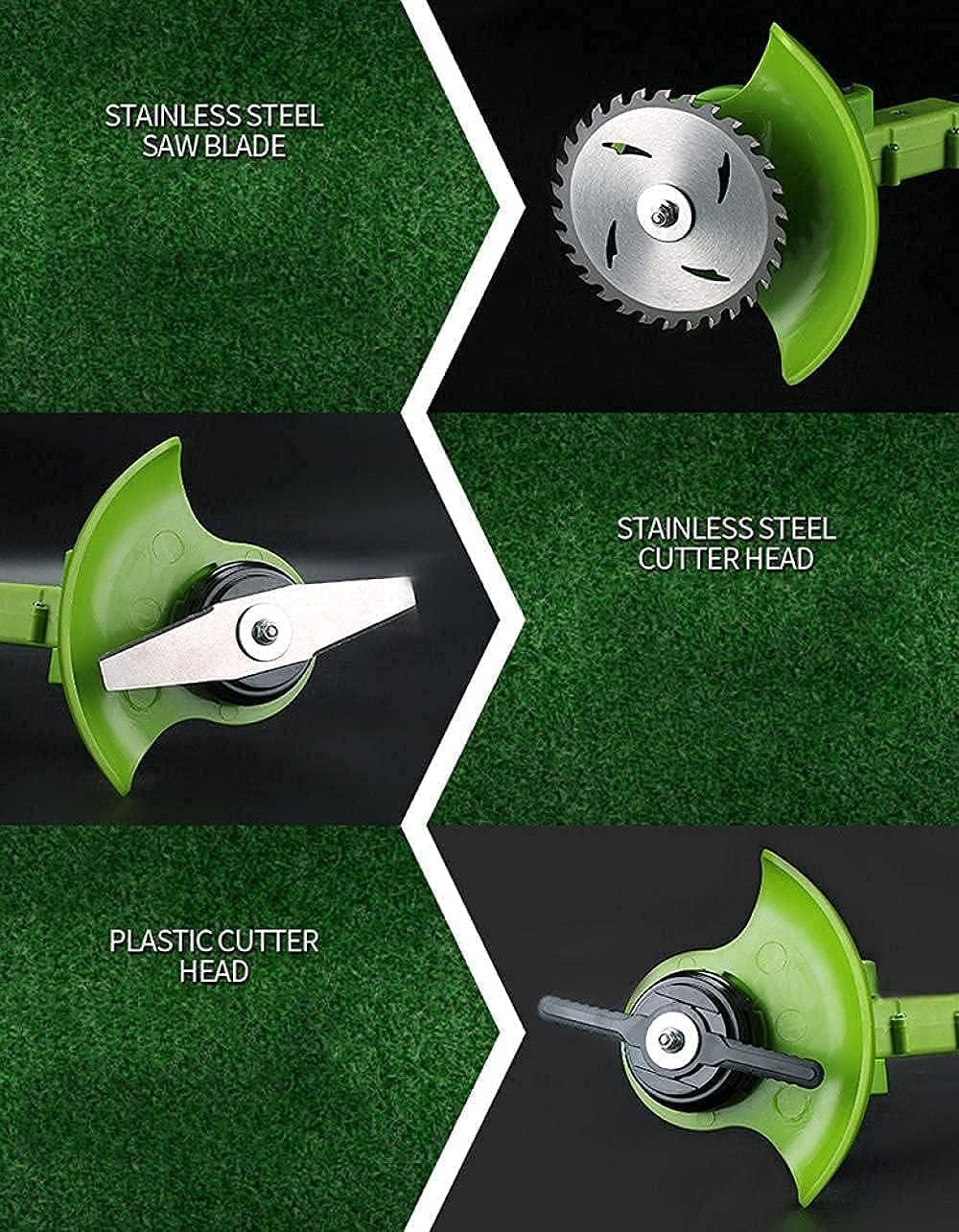 Cordless Lawn Weed Cutter Portable Gardening Mowing Tools Grass Trimmer Edger Lawn Mower Grass Brush Cutter-24V4000 mA 1 Battery