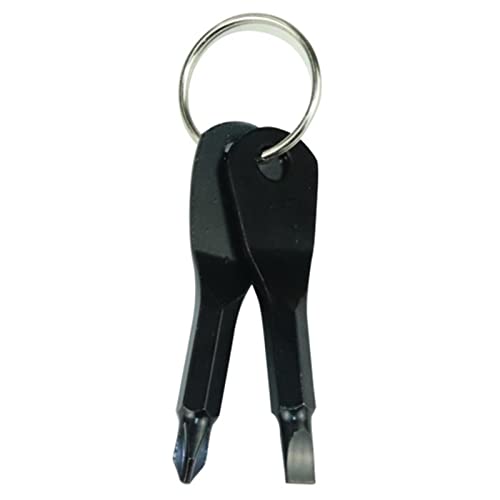Ainichi Keychain Screwdriver,Flathead Screwdriver and Phillips Screwdriver Keychain Screwdriver - Practical Multi Tool Mens Stocking Stuffers for Daily Repairs and Outdoor Activities