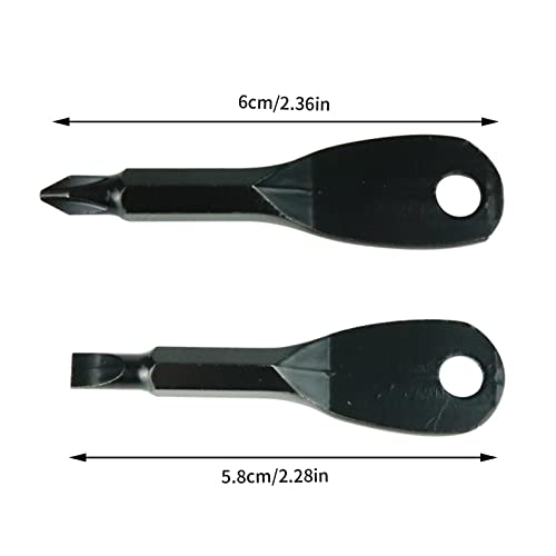 Ainichi Keychain Screwdriver,Flathead Screwdriver and Phillips Screwdriver Keychain Screwdriver - Practical Multi Tool Mens Stocking Stuffers for Daily Repairs and Outdoor Activities