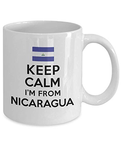 Mug For Nicaraguans Keep Calm I'm From Nicaragua Best Perfect Cool Mug Ideas Coffee Mug Tea Cup Nationality Pride Men Women