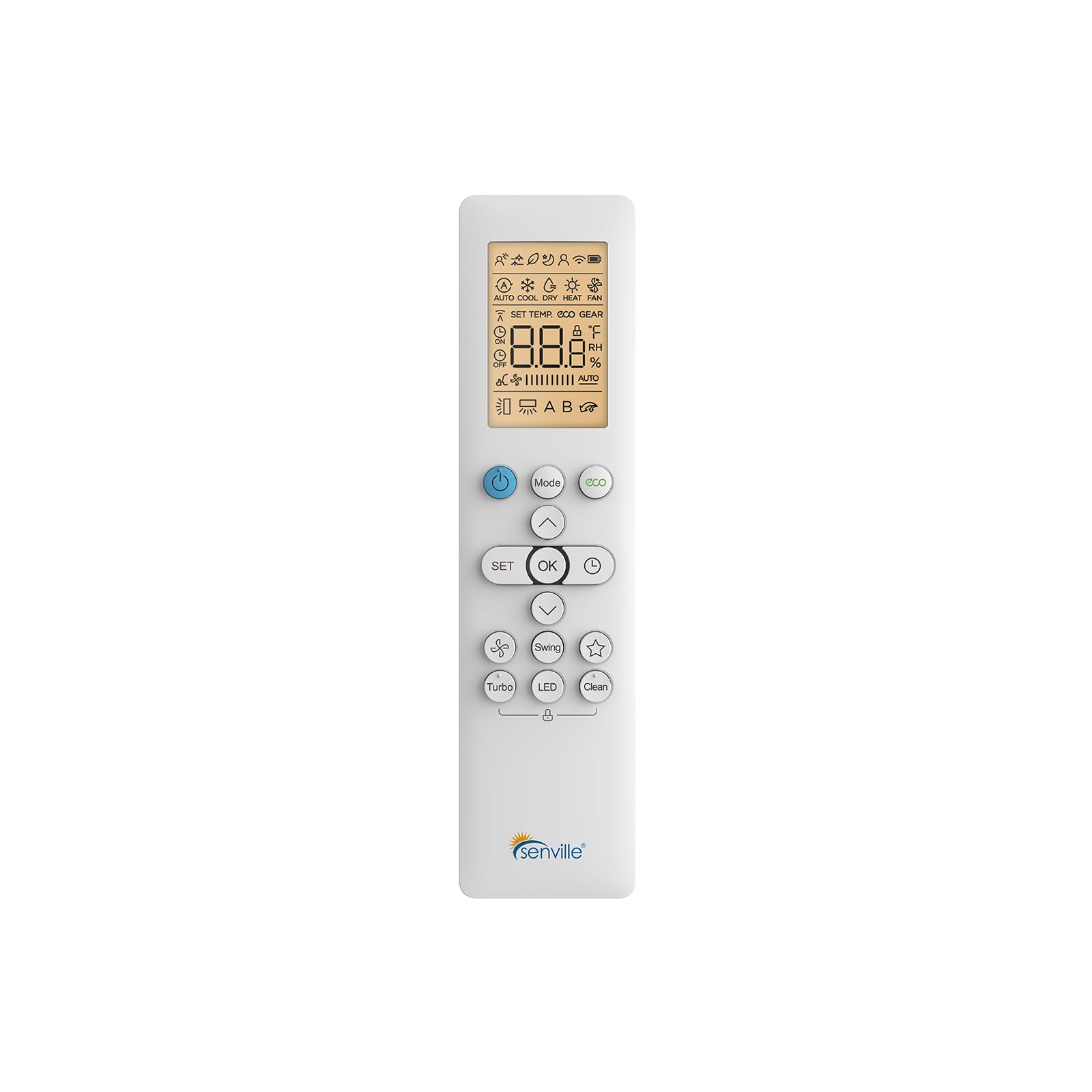 Senville LETO Series Mini Split Air Conditioner Heat Pump, 9000 BTU 110/120V, Inverter, Works with Alexa, SEER2 21.5, White