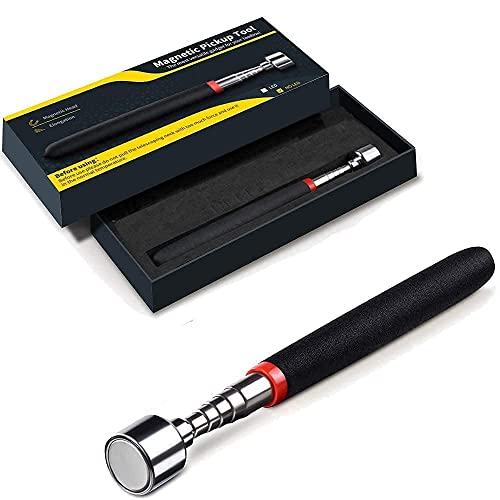 Tool Gifts for Men-Christmas Gifts Ideas for Men Dad Father Husband Adult Him Handymen Woodworker,Magnet Tool 2 Pack and Stocking Stuffers Tool -Magnetic Tool Pickup,Telescoping Magnet 1 Pack