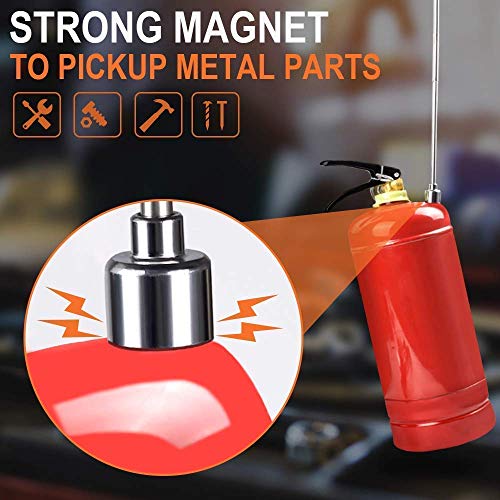 Tool Gifts for Men-Christmas Gifts Ideas for Men Dad Father Husband Adult Him Handymen Woodworker,Magnet Tool 2 Pack and Stocking Stuffers Tool -Magnetic Tool Pickup,Telescoping Magnet 1 Pack