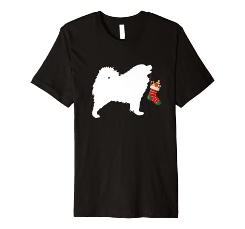 Samoyed Christmas Stocking Stuffer Dog Premium T-Shirt